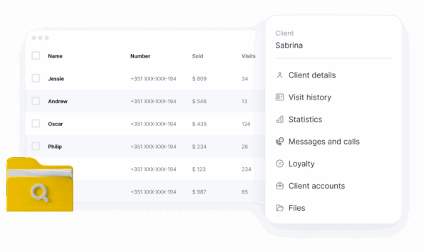 Software de base de datos de clientes para la gestión de datos de ...